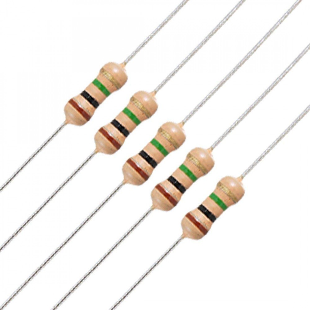 250Pcs 1M Mega Ohm Carbon Film Resistor 1 4 W Resistance 0 25 Watt